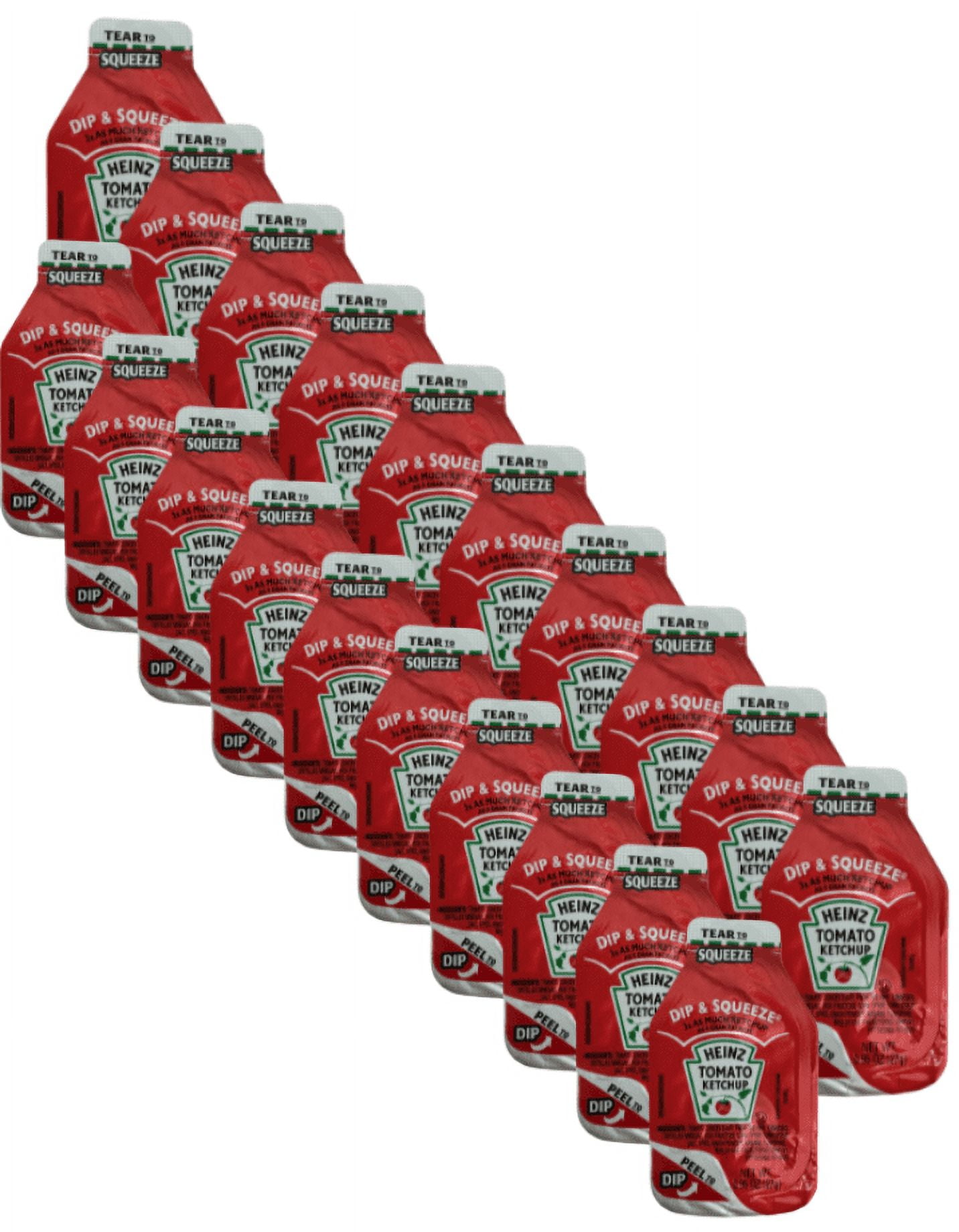 Heinz Ketchup Single Serve Packets, 0.95 oz Each, Pack of 20, Kosher ...