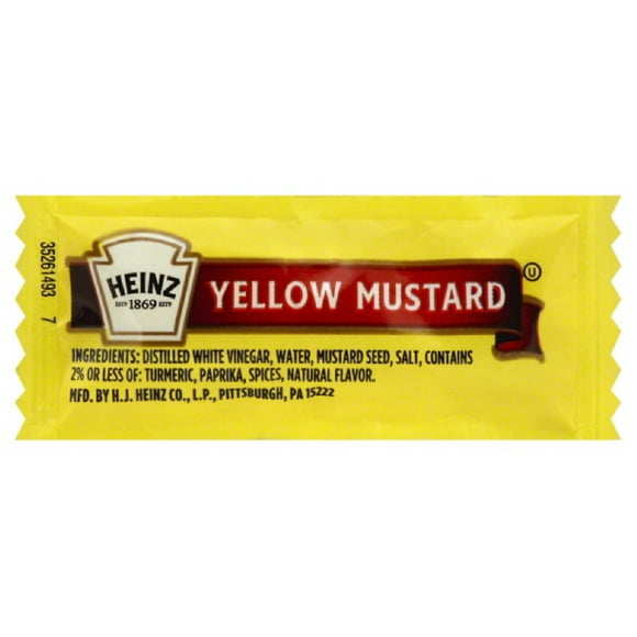 Individual Mustard Packets