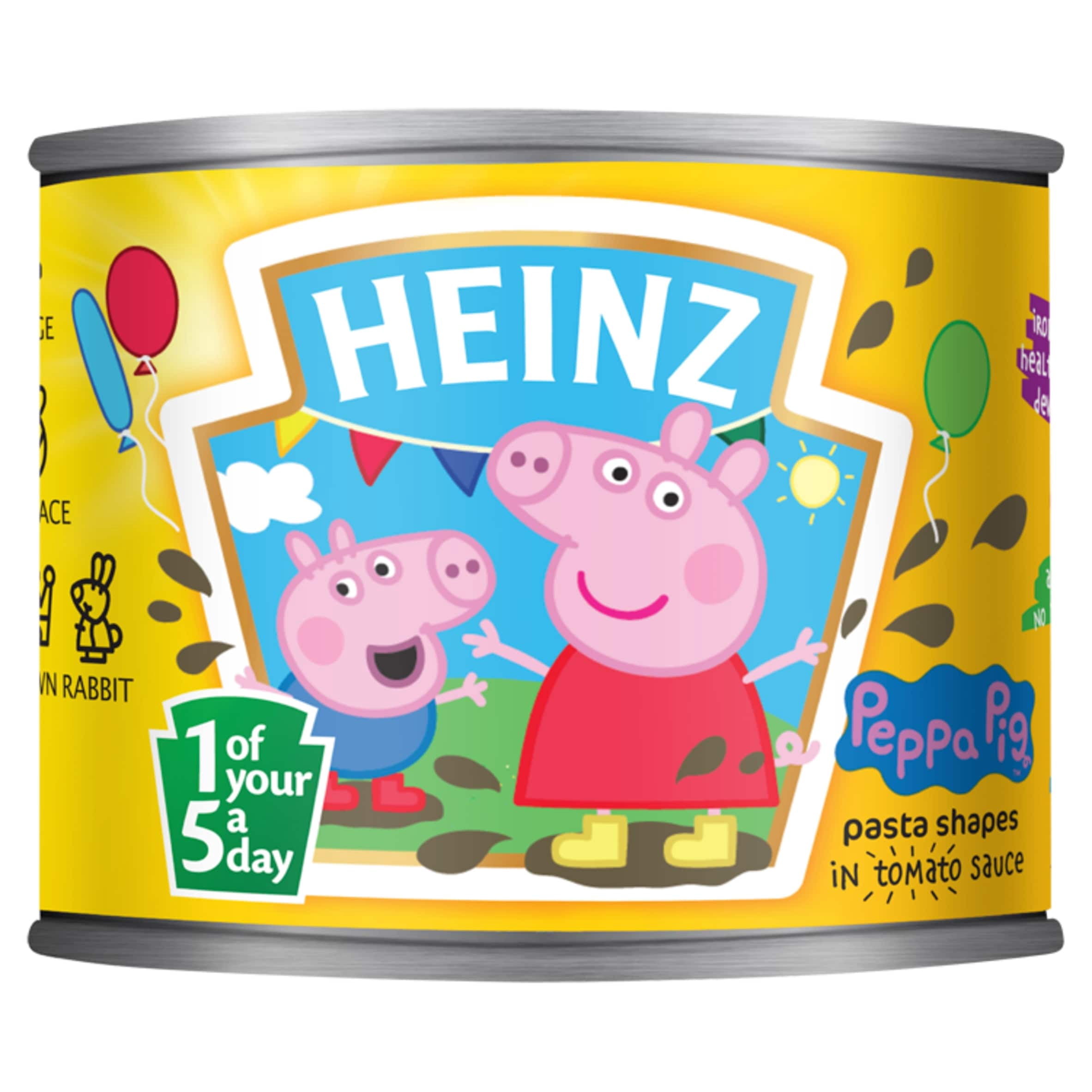 Heinz Peppa Pig Pasta Shapes In Tomato Sauce 205G, Imported from ...