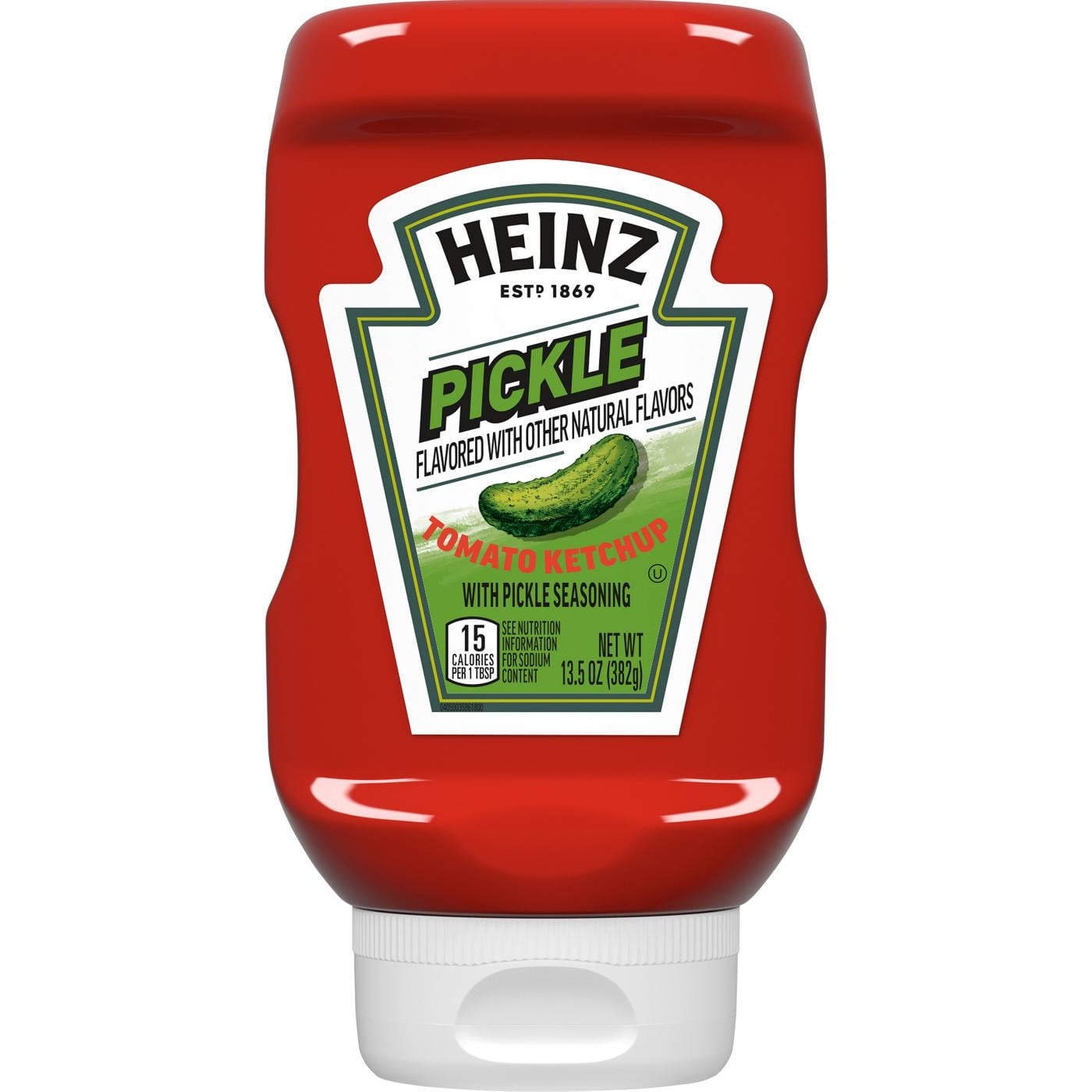 Heinz Pickle Flavored Tomato Ketchup - 13.5 oz Packaging May Vary (Pack ...