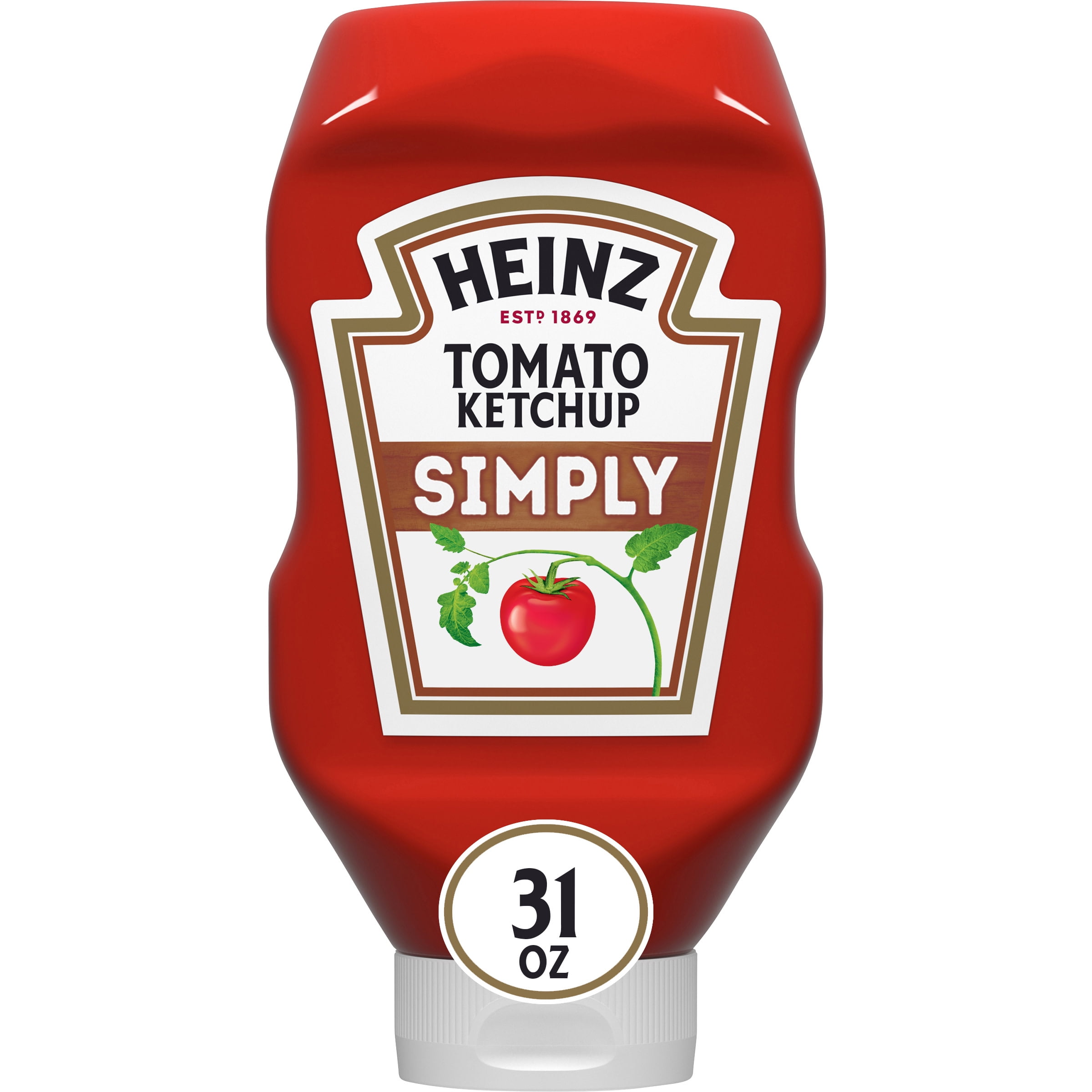 Heinz Simply Heinz Tomato Ketchup, 34 oz - Walmart.com