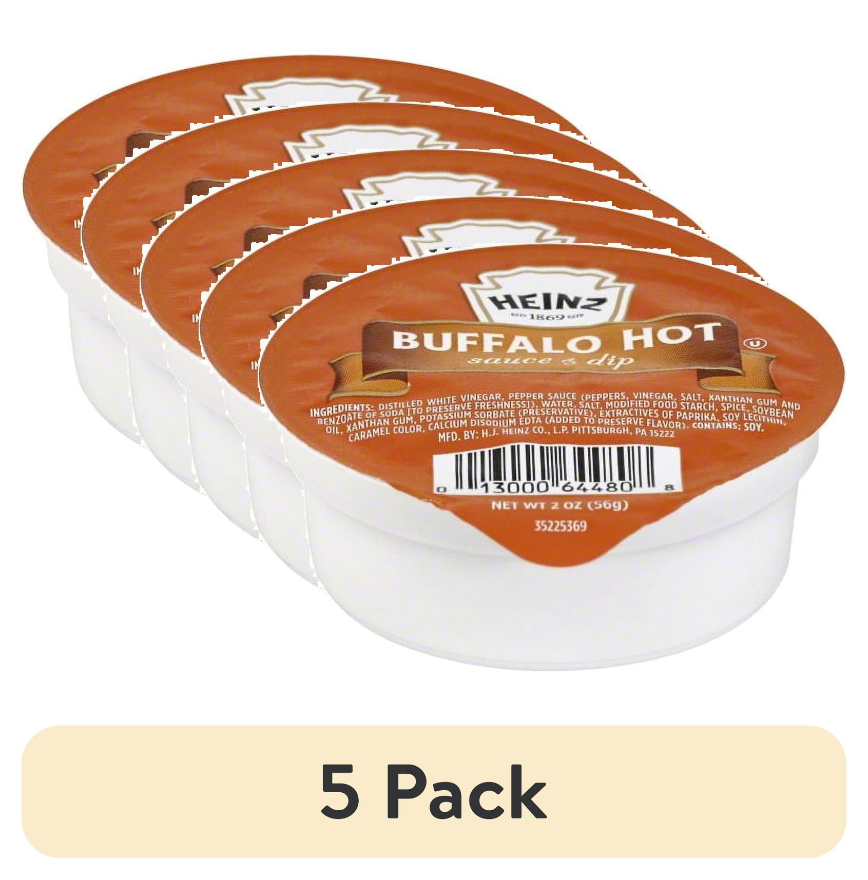(5 pack) Heinz Single Serve Buffalo Sauce (60 ct Casepack, 2 oz Cups ...