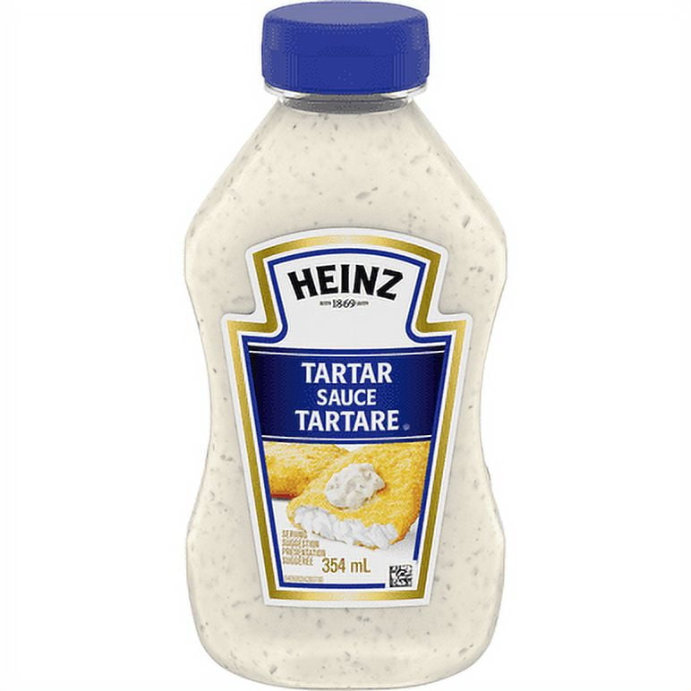 Heinz Tartar Sauce, 12 oz Squeezable Bottle, Creamy Tangy Sauce for ...