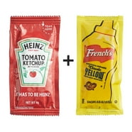 Heinz Mini Condiment Varieties- Pack of 12, Picnic Size Ketchup ...