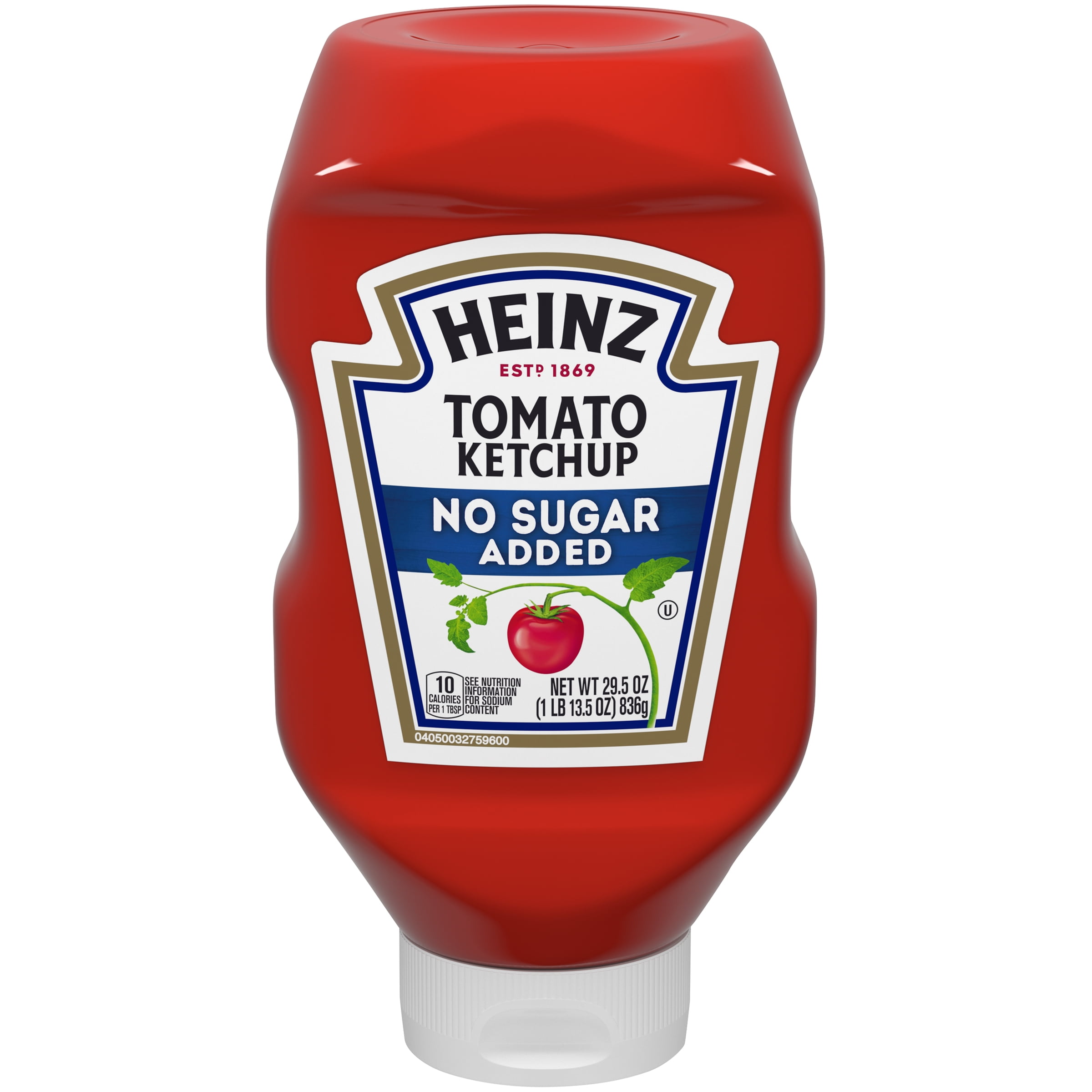 Heinz No Sugar Added Tomato Ketchup, 29.5 oz Squeeze Bottle - Walmart.com