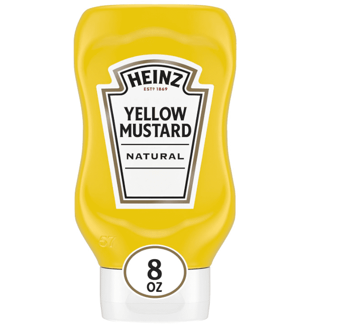 Heinz Yellow Mustard, 8 oz Bottle - Walmart.com