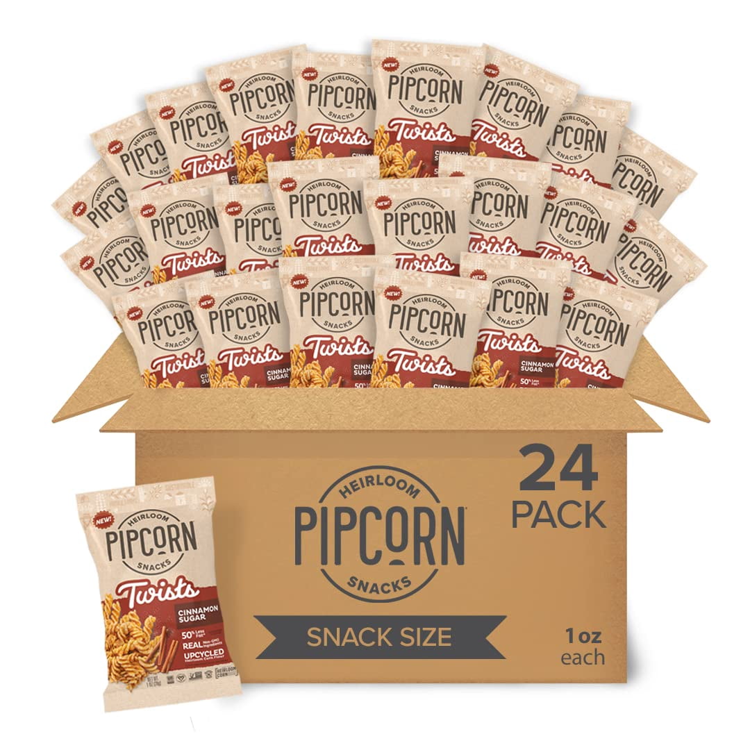 Heirloom Cinnamon Sugar Twists MZF22 by Pipcorn - 1oz 24pk - Healthy ...