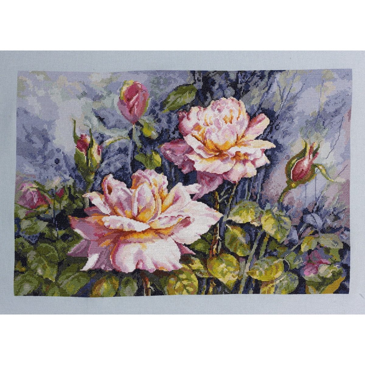 Heirloom Collection Dana's Roses Counted Cross Stitch Kit-20"X16" 28 ...