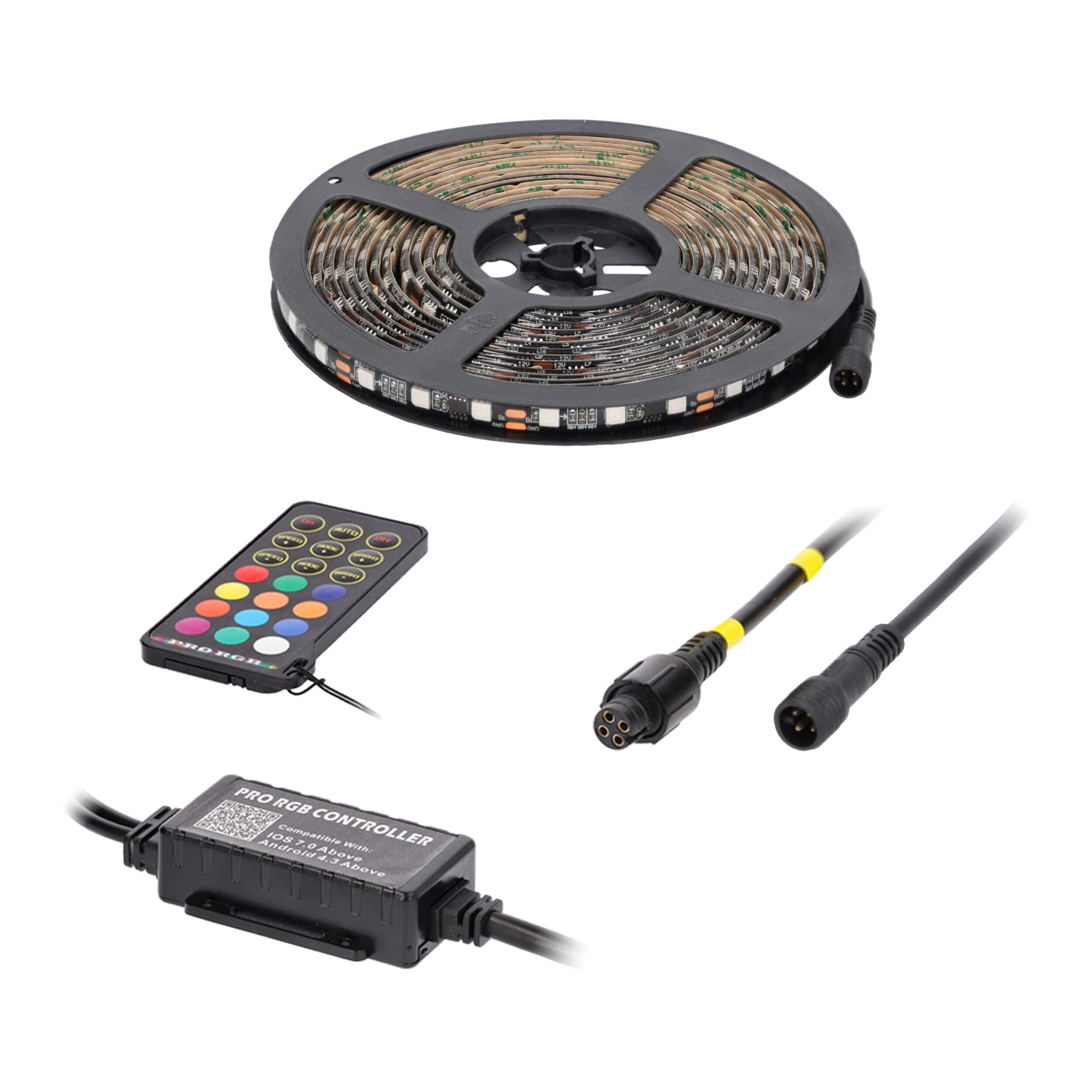 Heise HE-CHASE-5M 5 Meter Chasing LED Strip Light Kit IP65 w ...