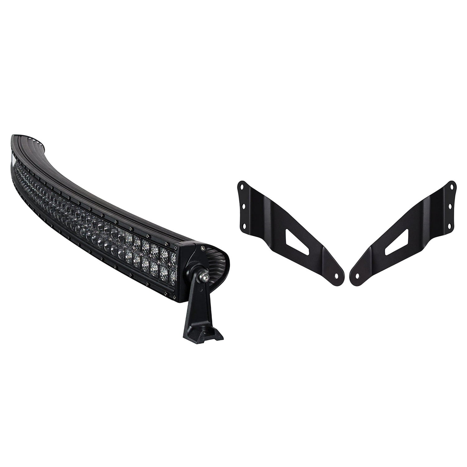 Heise LED Lighting Systems 50" Curved Light Bar With Brackets Kit ...