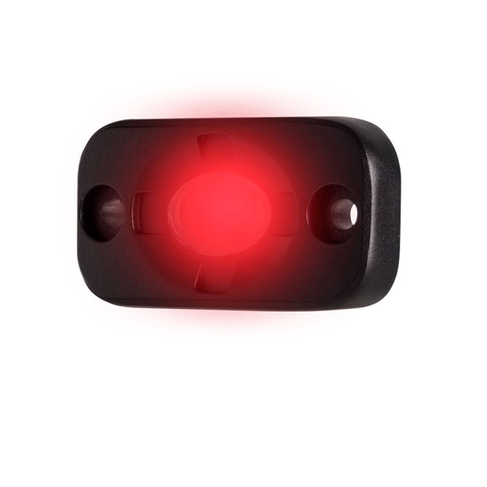HEISE Auxiliary Accent Lighting Pod - 1.5" x 3" - Black/Red [HE-TL1R ...