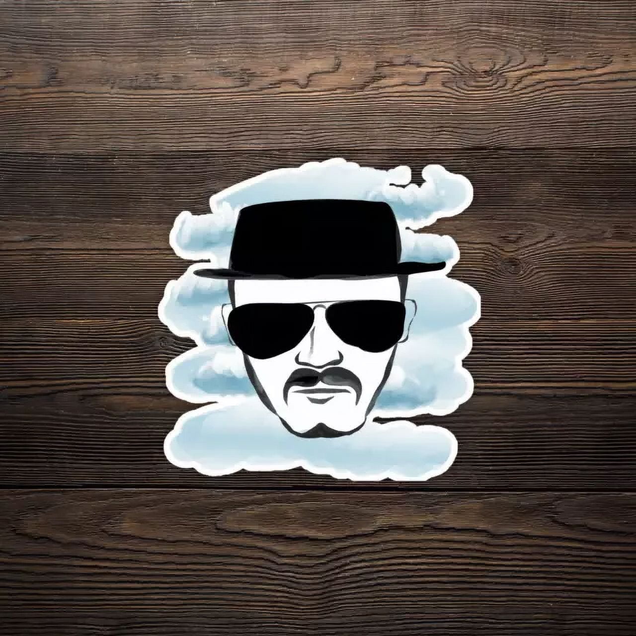 Heisenberg Sketch Sticker Breaking Bad Inspired Decal Walter Whitephone ...