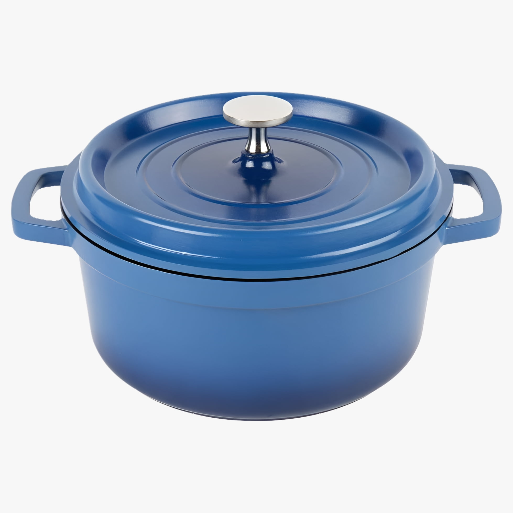Heiss® Energy-Efficient Cast Aluminum Dutch Oven, 24 Ounce, Round, Blue ...