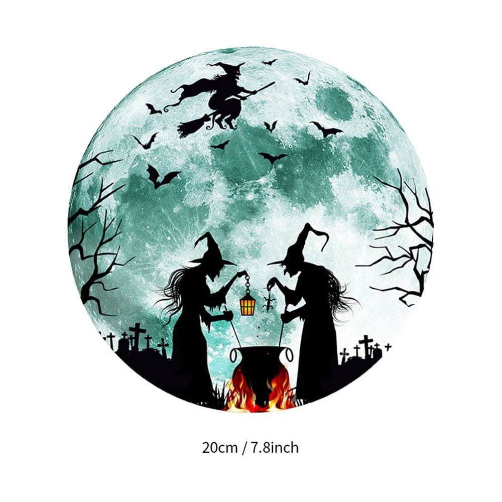 Heitepabg Halloween Window Clings, Halloween Window Decorations ...