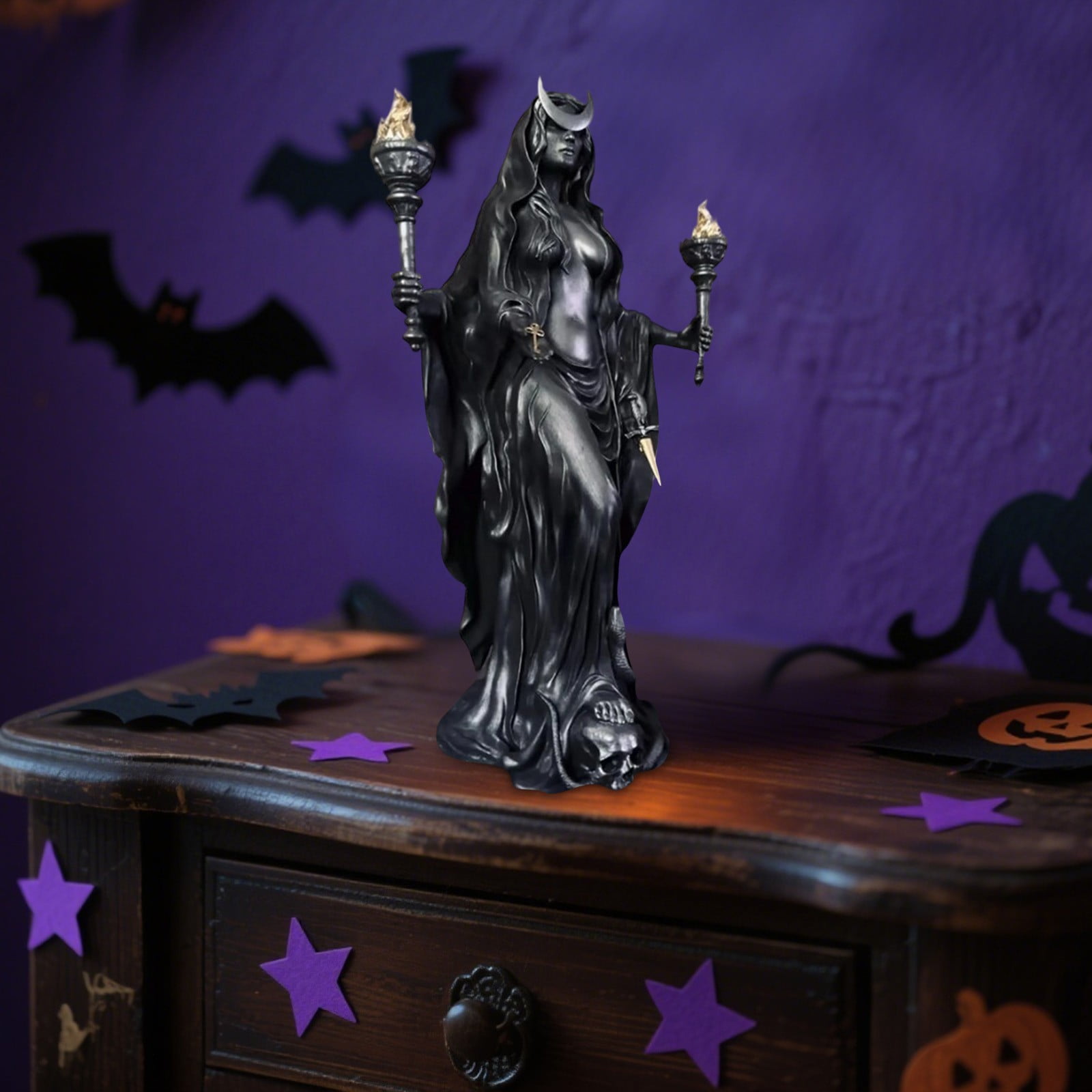 Hekate Niktipolos, The Witch of The Night, Dark Goddess Hecate Altar ...