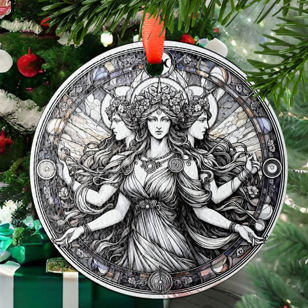 Hekate Ornament SunCatcher Triple Goddess Hecate Window Hanging ...