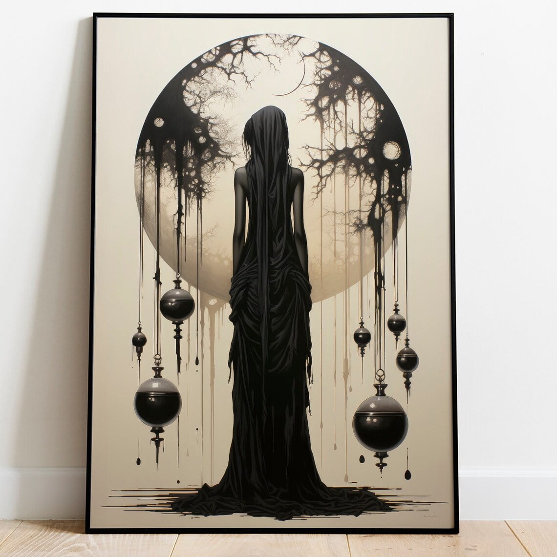 Hekate Premium Matte Poster, Art Nouveau Print, Hecate Greek Goddess Of ...