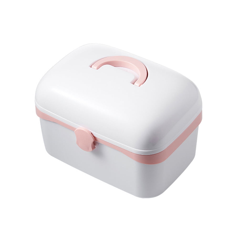 Hekezhi Lockable First Aid Box with Separate Compartments - Emergency ...