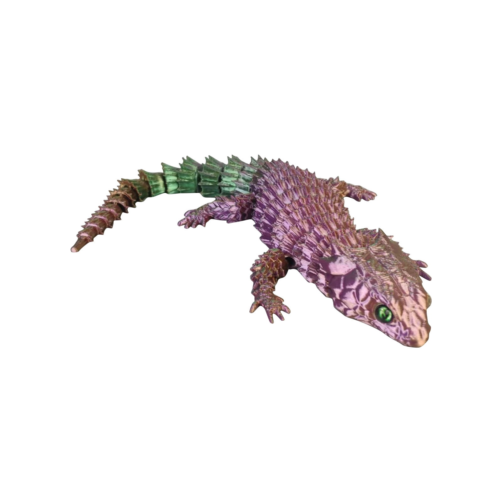 Hekwup 3D Printable Activity Lizard Toy Lizard Green Bronze Pouch ...