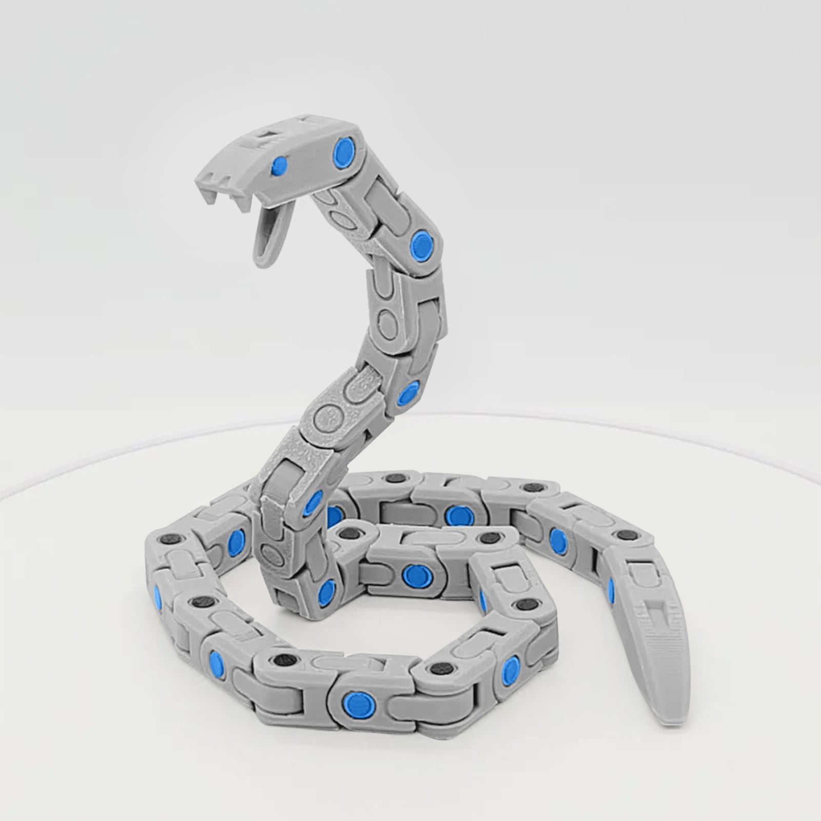 Hekwup 3D Printed Mechanical Snake Toy With Movable Technology And A Sense Of Technology ...