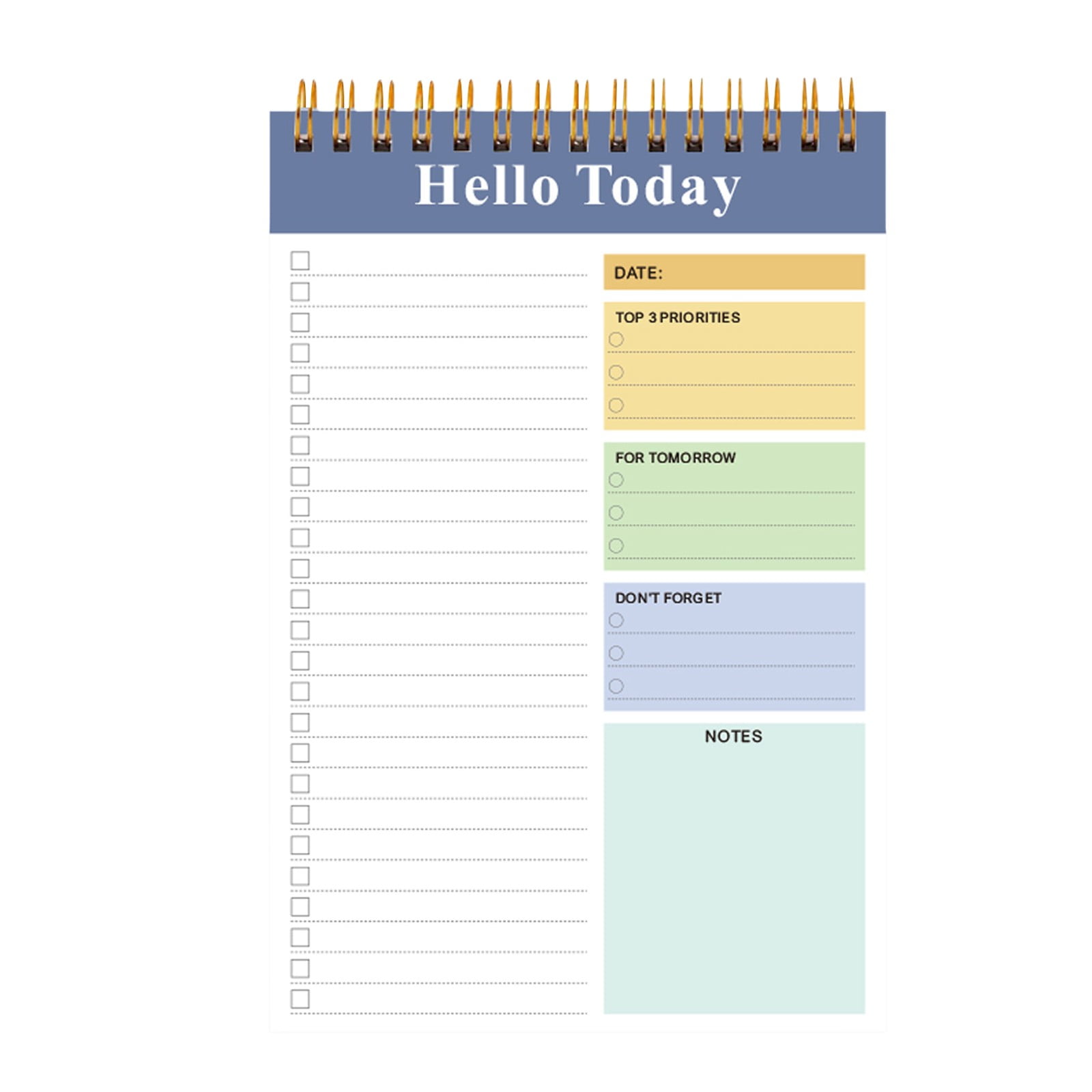 Hekwup A5 coil daily plan notepad for portable study and daily notes ...