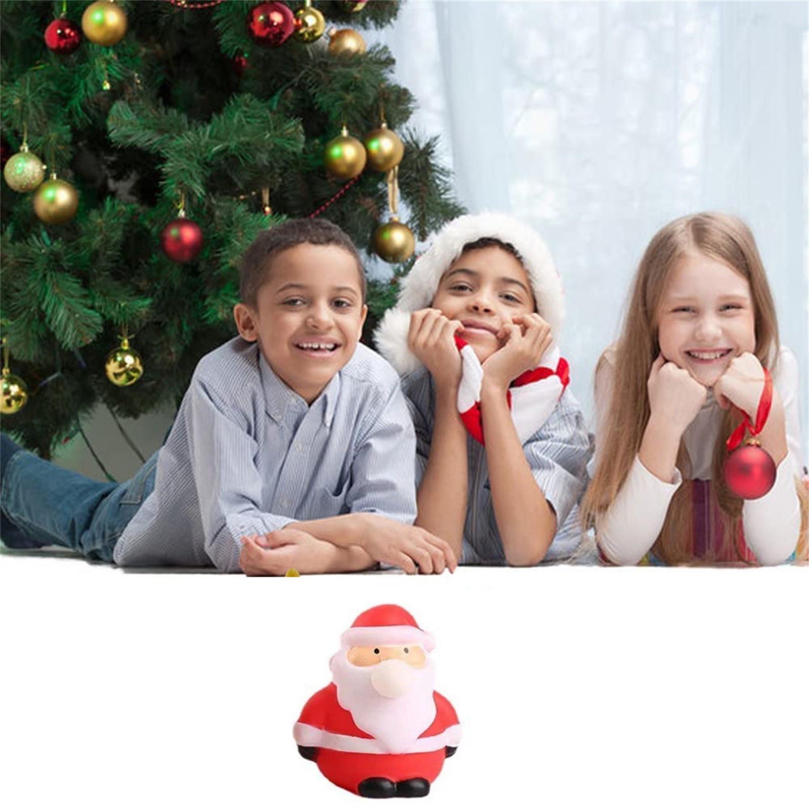 Hekwup Santa Elk Squeeze & Spit Bubble Figurine Squeeze & Relieve Toys ...