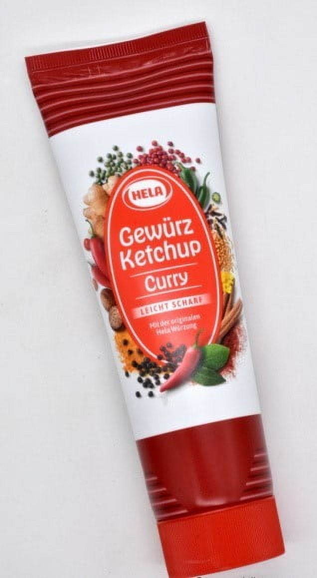 Hela Curry Ketchup- Leicht Scharf (Slightly Spicy) 150ml Tube - Walmart.com