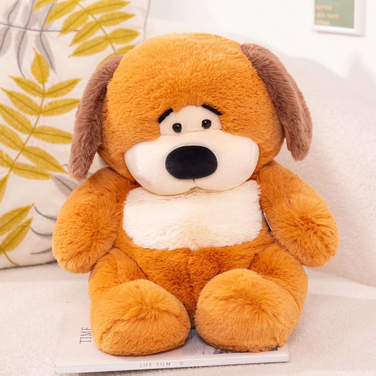 HelaiWanju 1 Mr. Bean dog plush toy orange 35cm (0.36kg) - Walmart.com