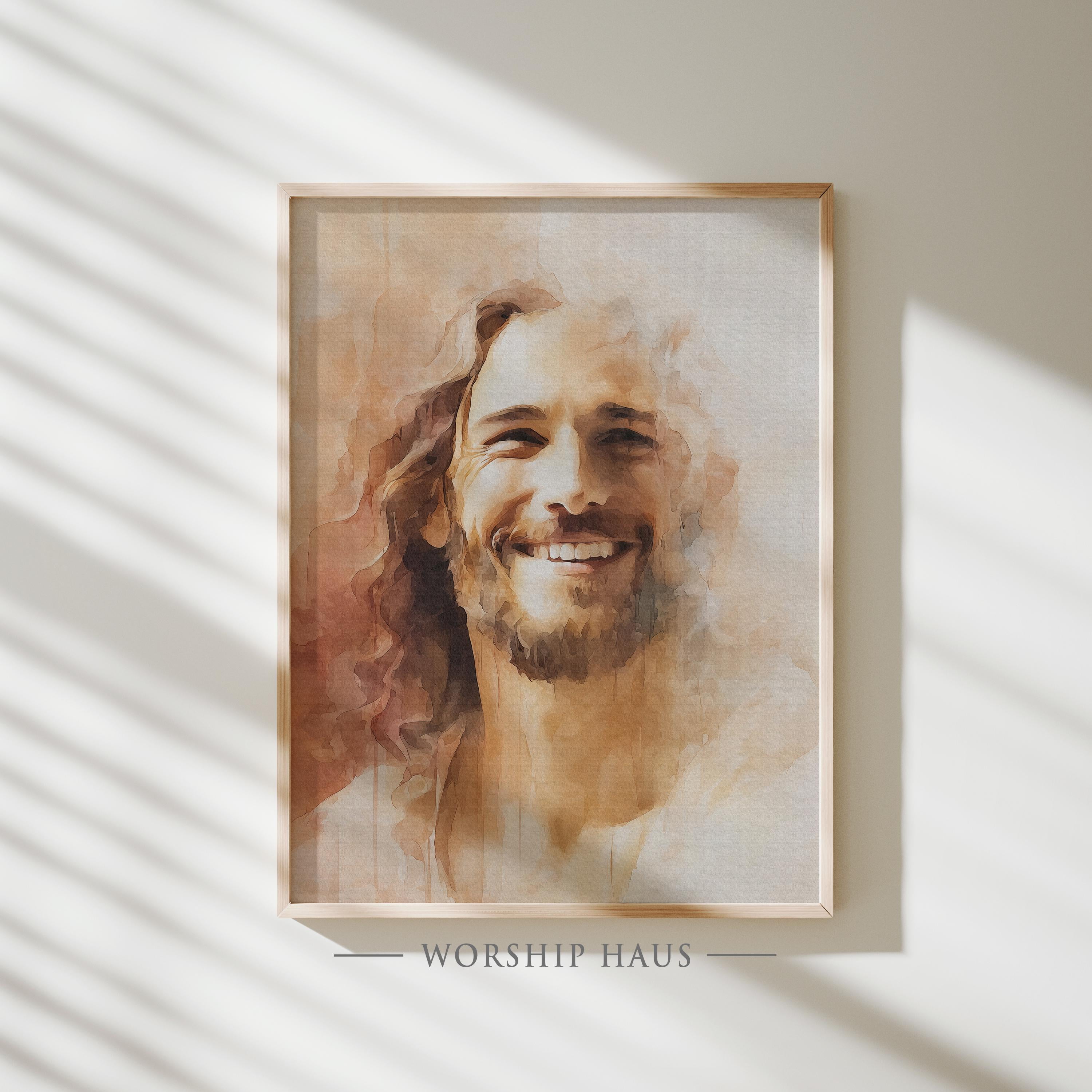 Held In Perfect Peace Christian Jesus Hugging Girl Comfort And Love ...