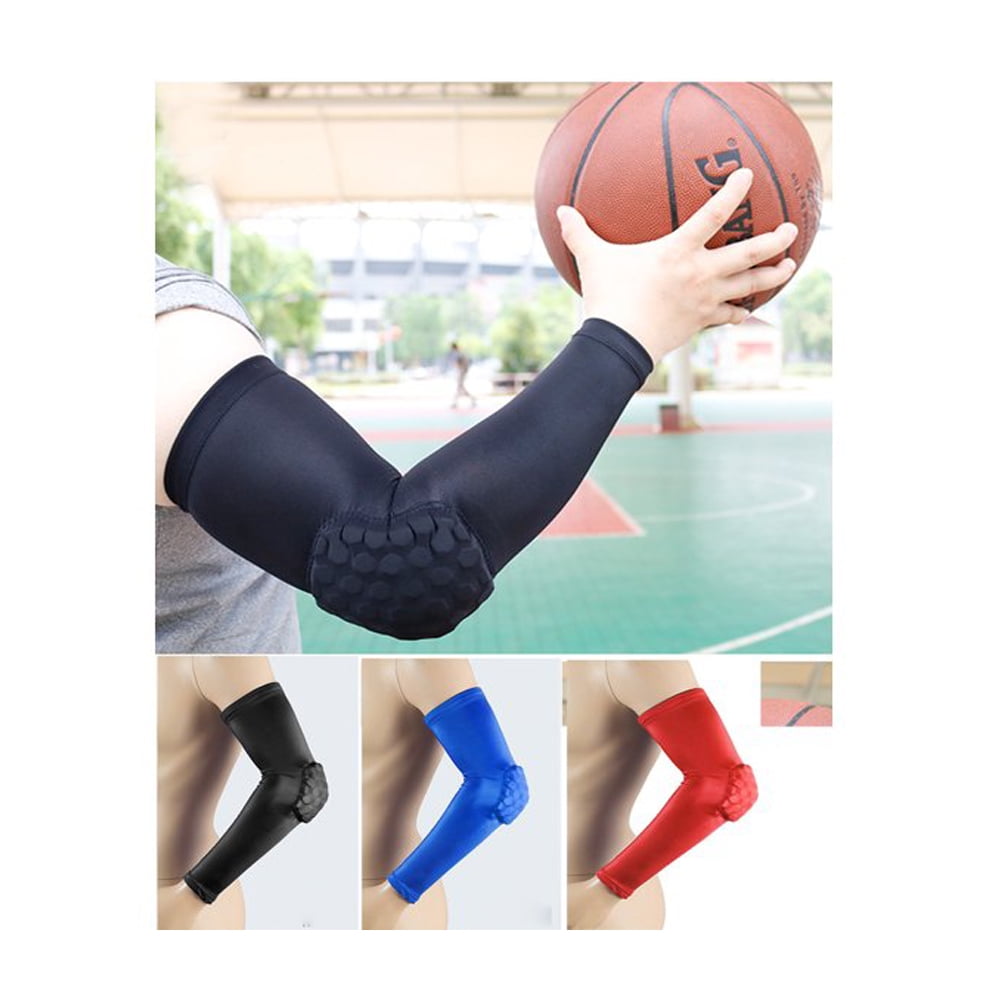 1 Pair Honeycomb Crashproof Elbow Sleeve Pad Protective Compression