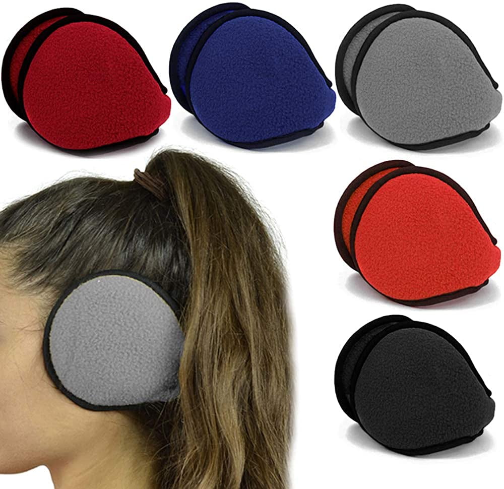 Heldig 1 Soft Fleece Ear Muff Warmer Winter Basic Polar Fleece Earmuff ...