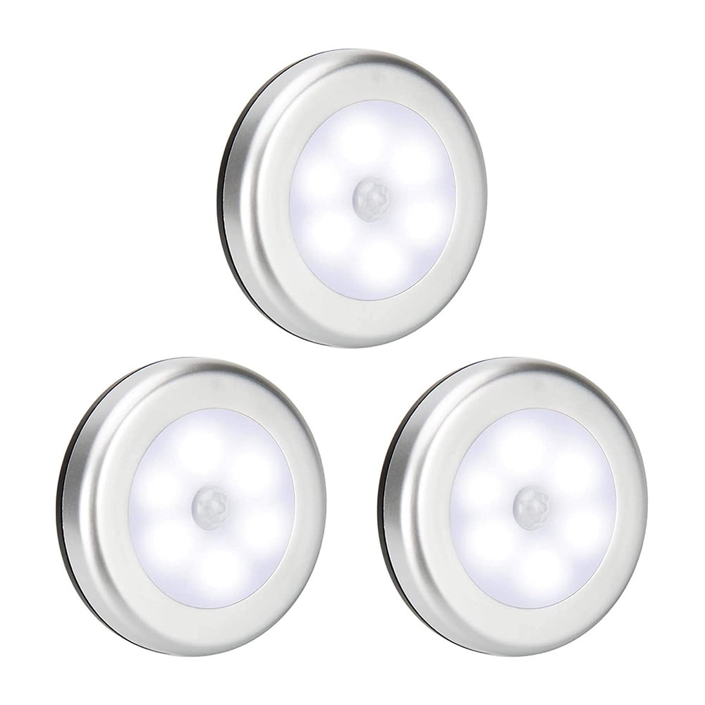 3 PCS Set, Motion Sensor LED Night Lights, Battery-Powered, Stick ...