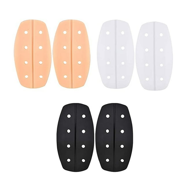 Heldig 3 Pair Silicone Bra Strap Cushions Holder Non Slip Pliable