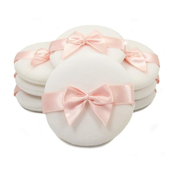 Heldig 8 Pack Generic Powder Puff, Microfiber Puff for Body Powder ...