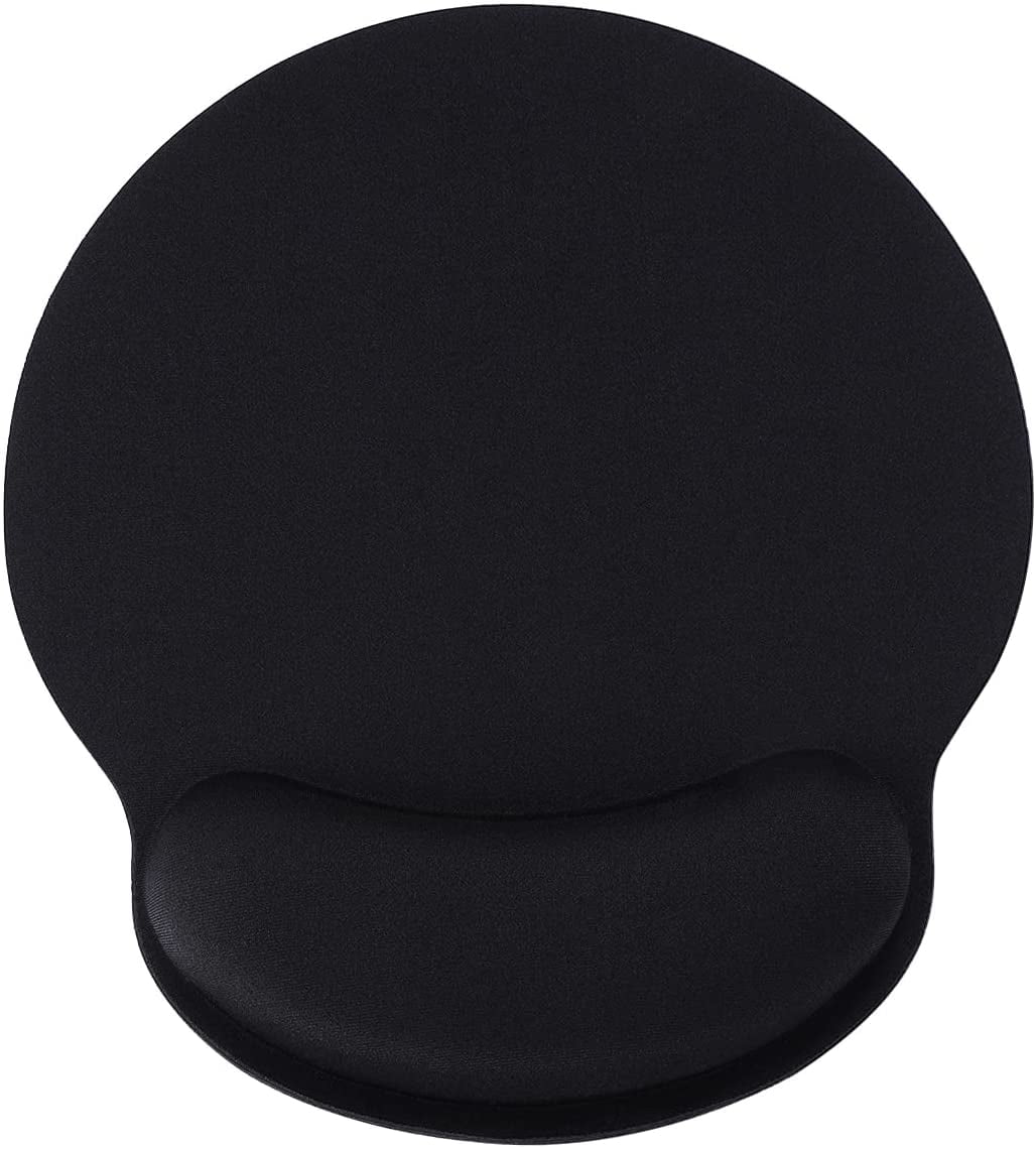 Heldig Ergonomic Black Mouse Pad with Wrist Support for Computer, Small ...