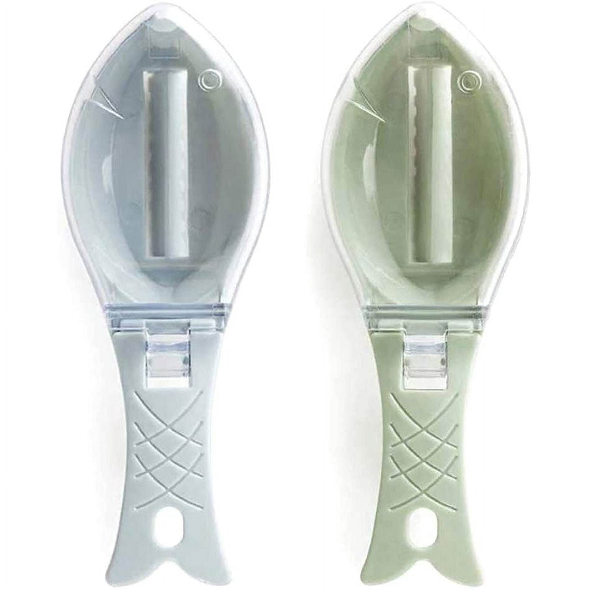 Heldig Fish Scaler Plastic Fish Scale Remover Fish Scale Scraper Fish ...