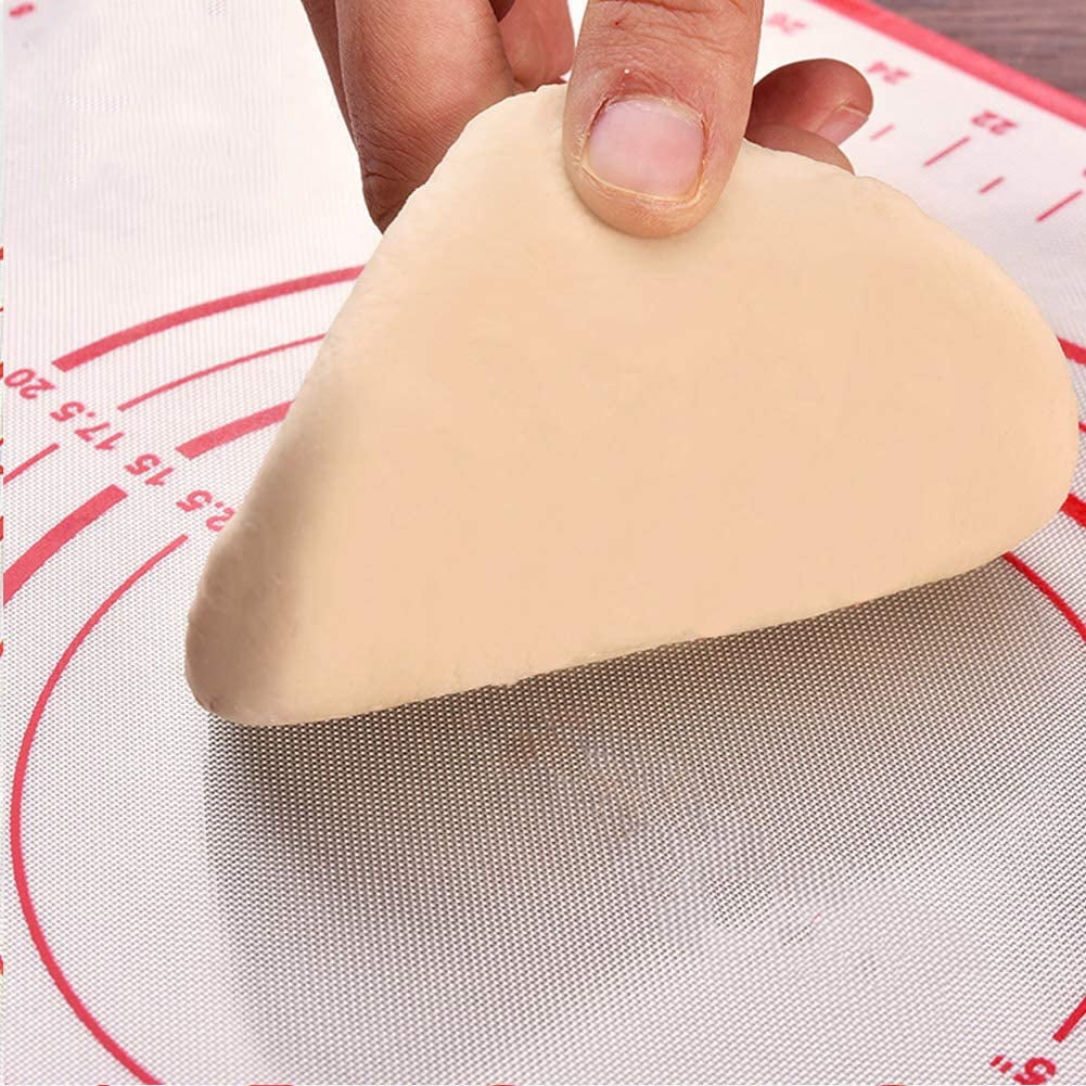 Heldig Large Silicone Pastry Mat Extra Thick Non Stick Baking Mat with ...