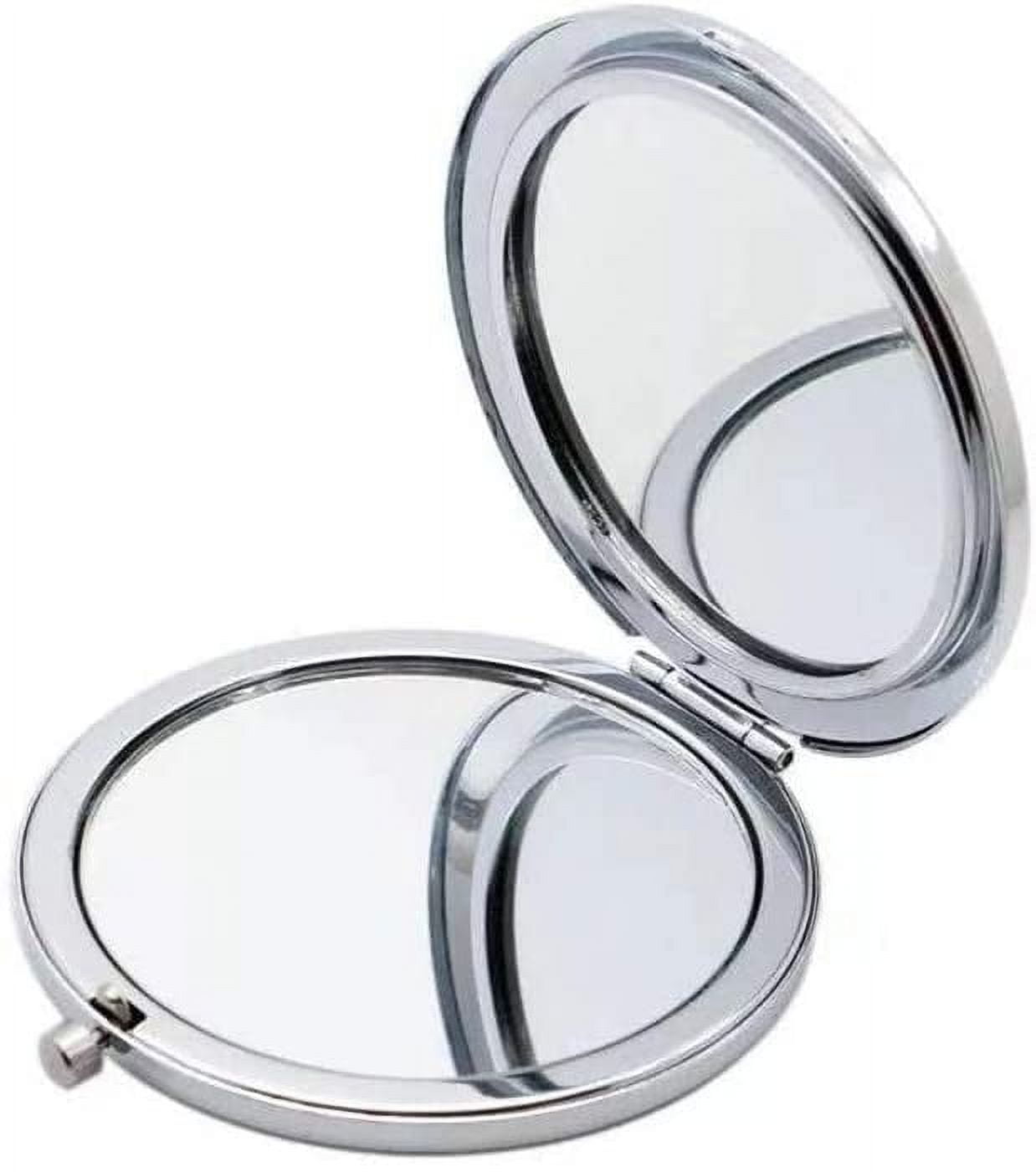 Heldig Magnifying Compact Mirror for Purses ,Folding Mini Pocket Double ...