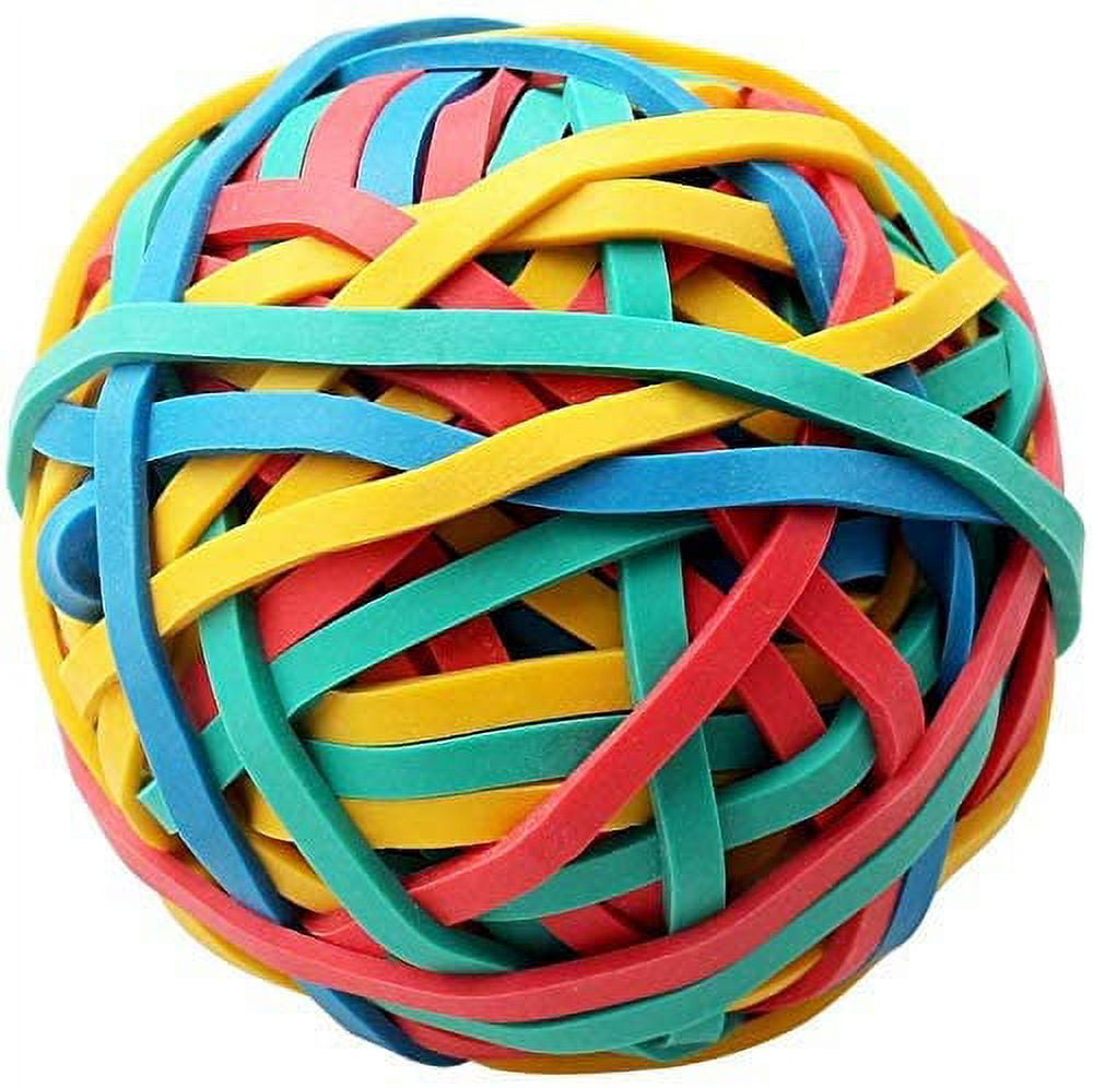 Heldig Rubber Band Balls Rainbow 200g Colorful Elastic Stretchable ...