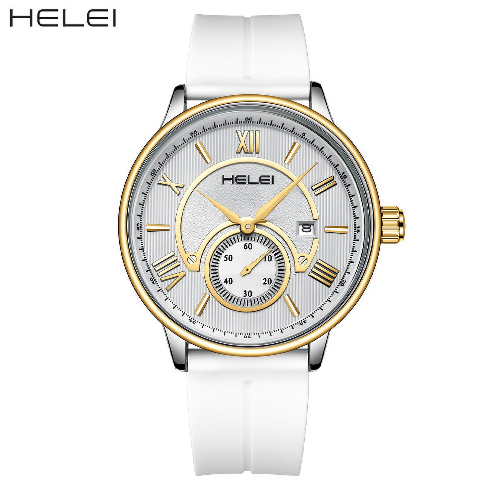 HELEI Men's Quartz Watch Waterproof Wristwatches 802468887064 - Walmart.com
