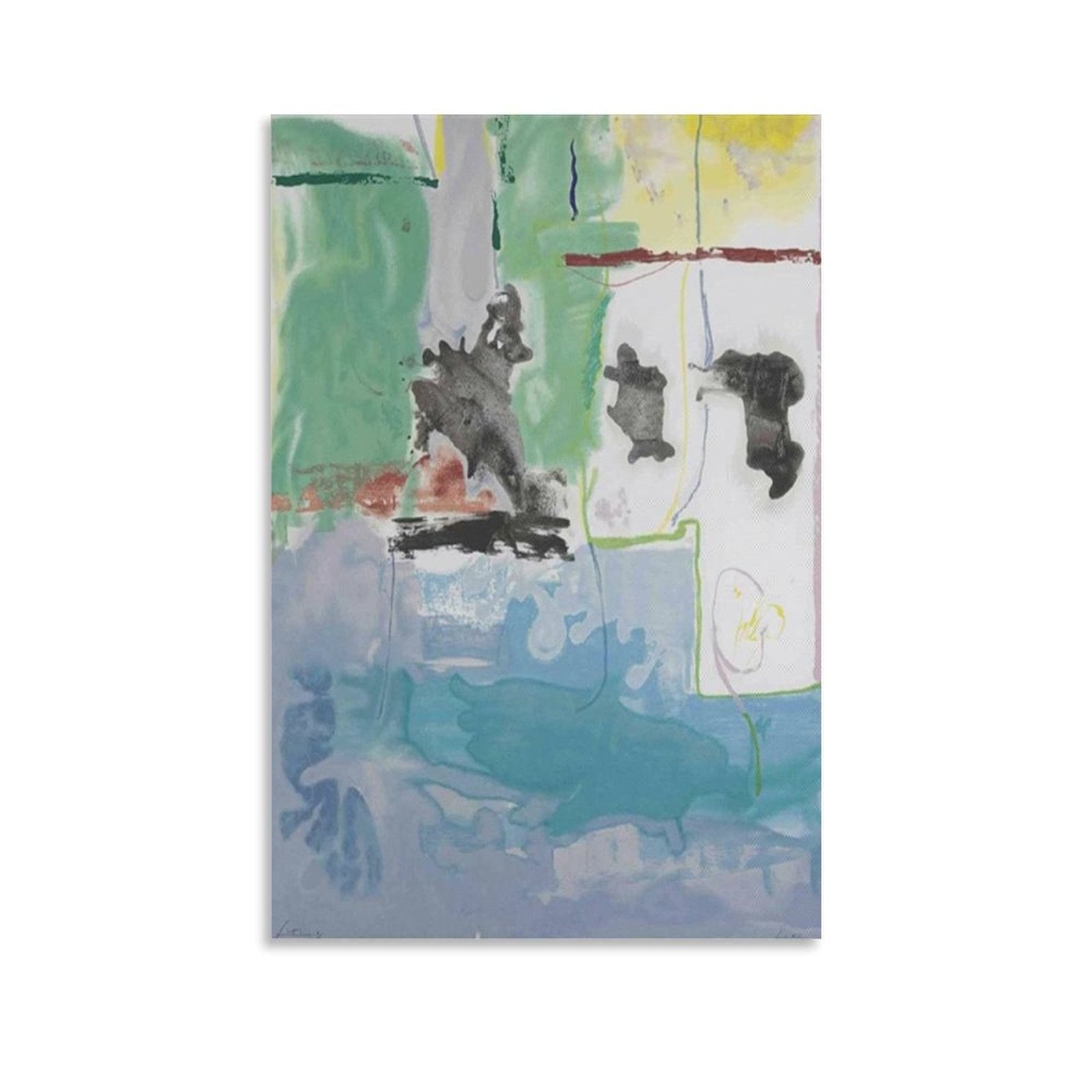 Helen Frankenthaler Abstract Painting (120) Painting On Canvas Wall Art ...