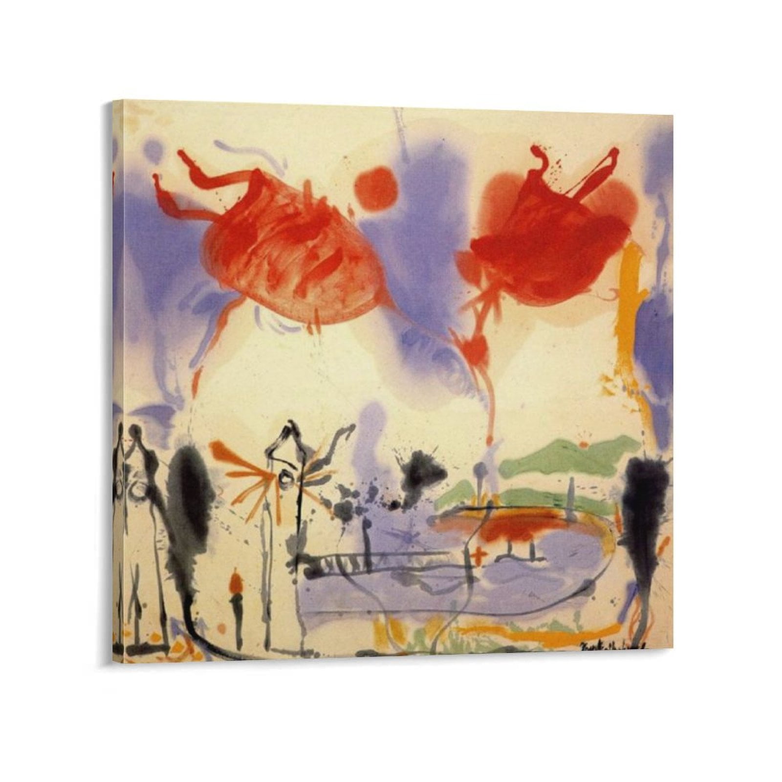 Helen Frankenthaler Abstract Painting (84) Art Poster Canvas Painting ...