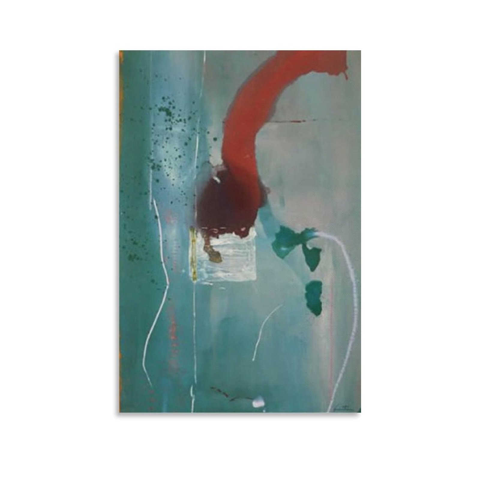 Helen Frankenthaler Abstract Painting (96) Canvas Wall Art Poster ...