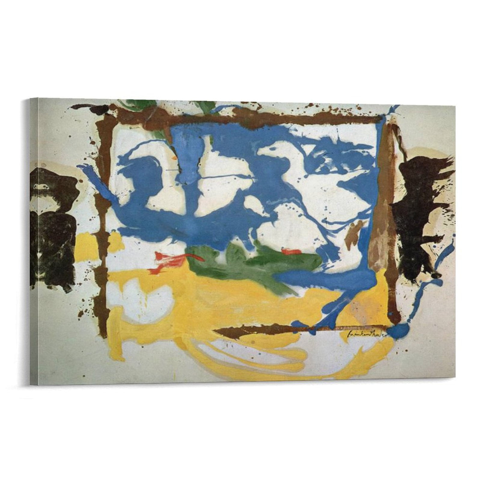 Helen Frankenthaler Abstract Painting (99) Canvas Art Poster and Wall ...