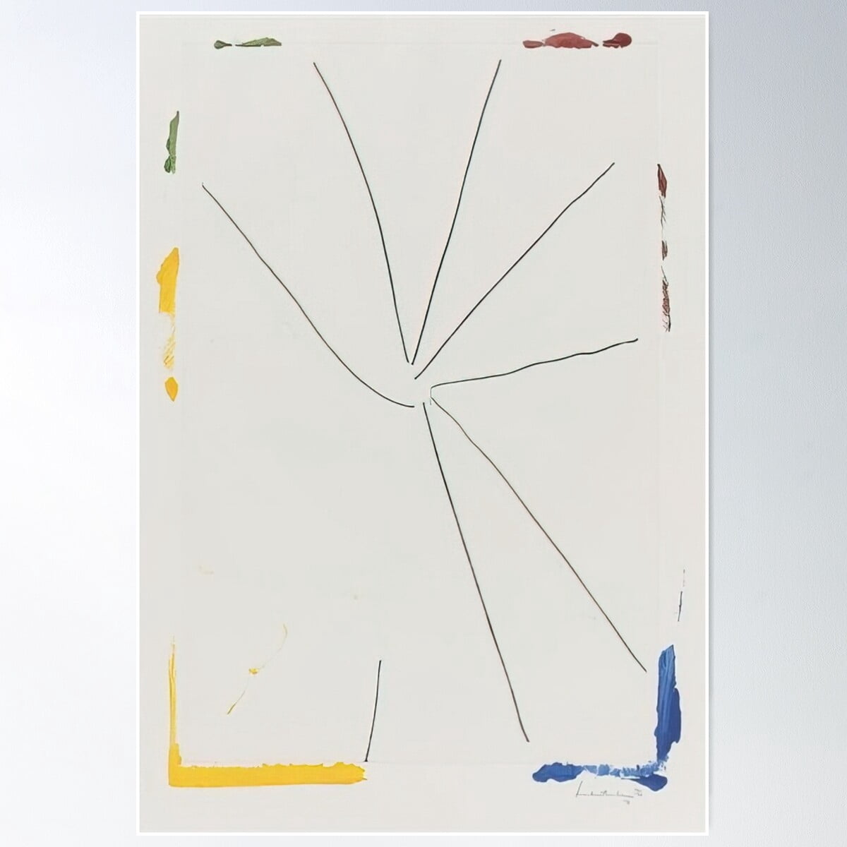 Helen Frankenthaler - Free Wheeling - 1971 Poster Wall Art, Modern Wall ...