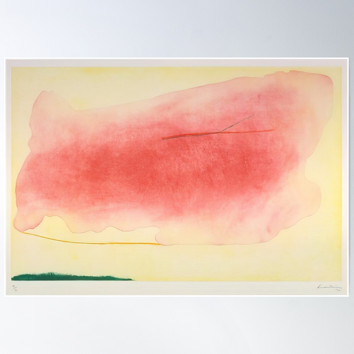 Helen Frankenthaler - Nepenthe - 1972 Poster Wall Art, Modern Wall ...