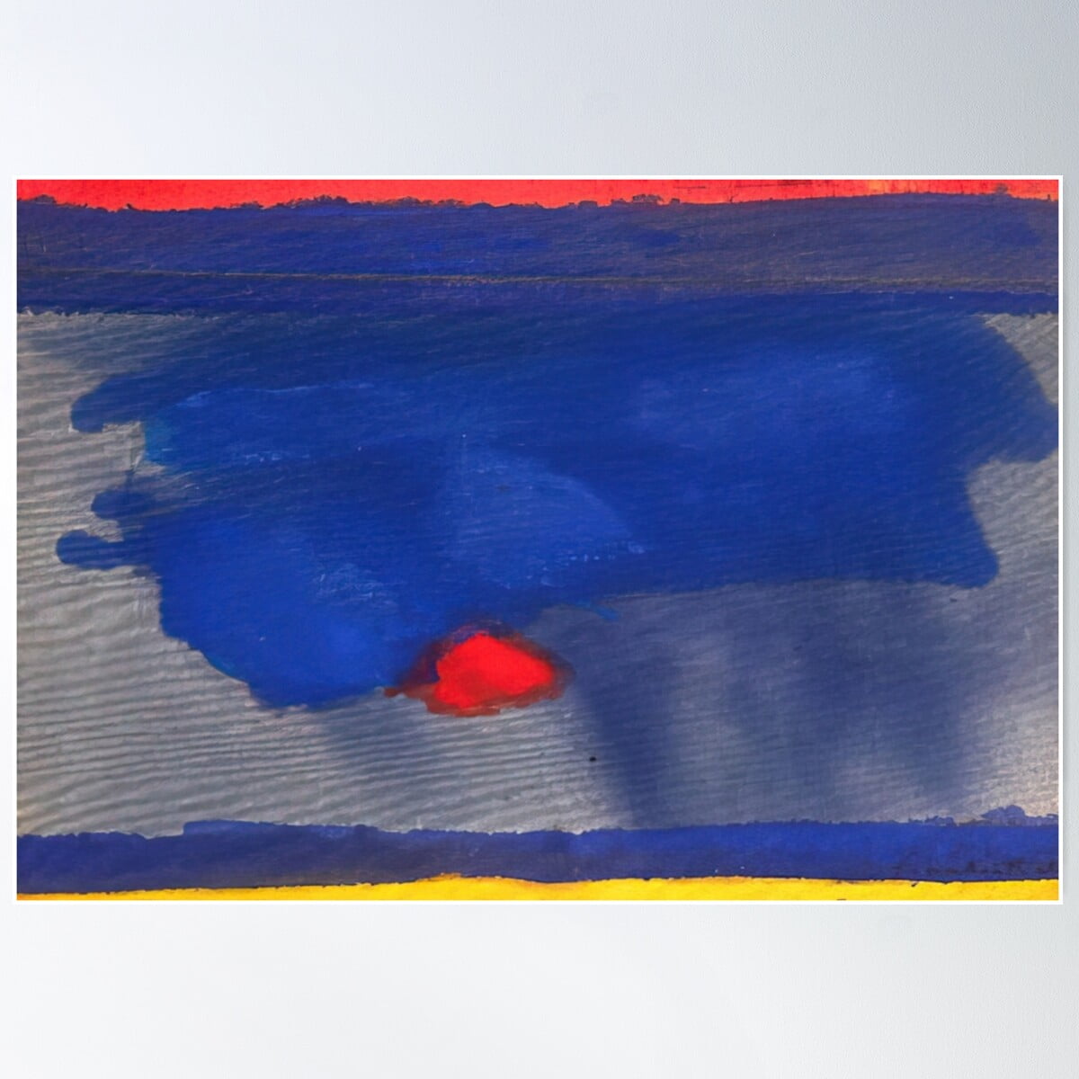 Helen Frankenthaler - Provincetown - 1964 Poster Wall Art, Modern Wall ...