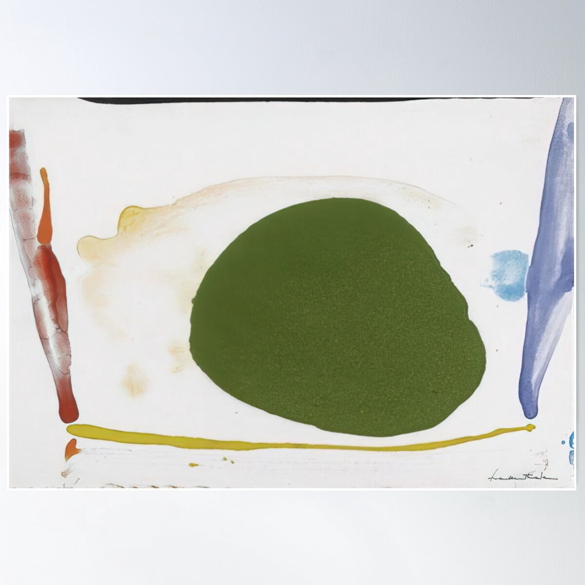 Helen Frankenthaler - Thanksgiving Day - 1973 Poster Wall Art, Modern ...