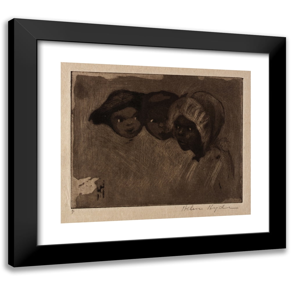 Helen Hyde 17x15 Black Modern Framed Museum Art Print Titled - ‘The ...