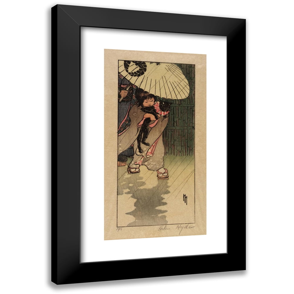 Helen Hyde 9x14 Black Modern Framed Museum Art Print Titled - Honorable ...